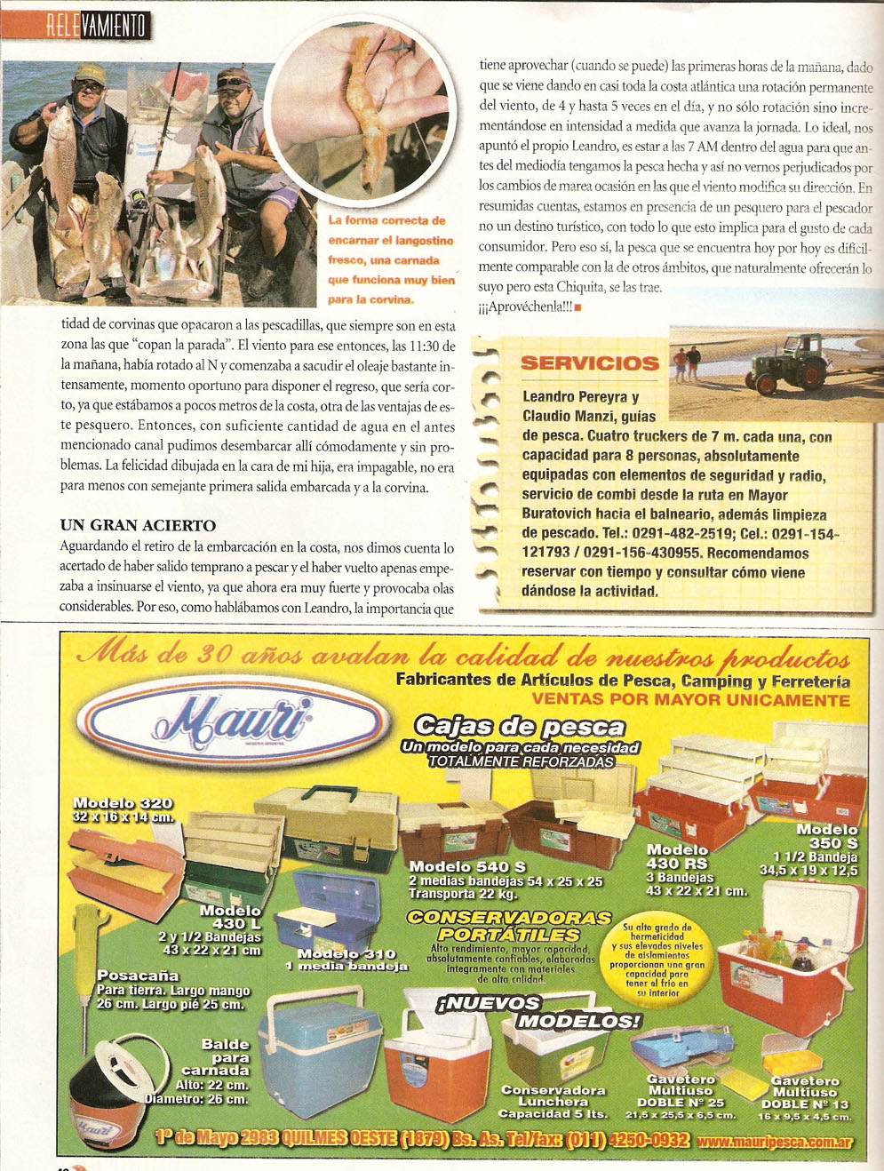 Balneario La Chiquita | Pesca